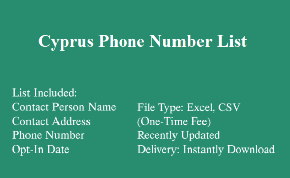 Cyprus phone number database | Phone List
