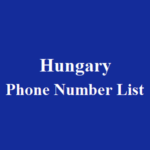 Phone Number List | Phone List