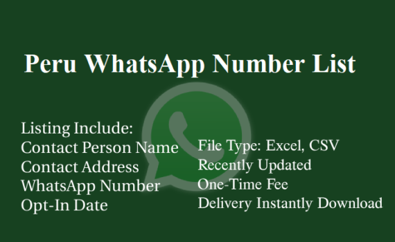 Peru whatsapp number database | Phone List